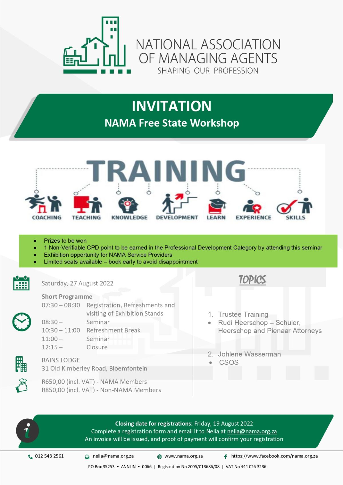 Workshops – National Association of Managing Agents | Non-Profit ...